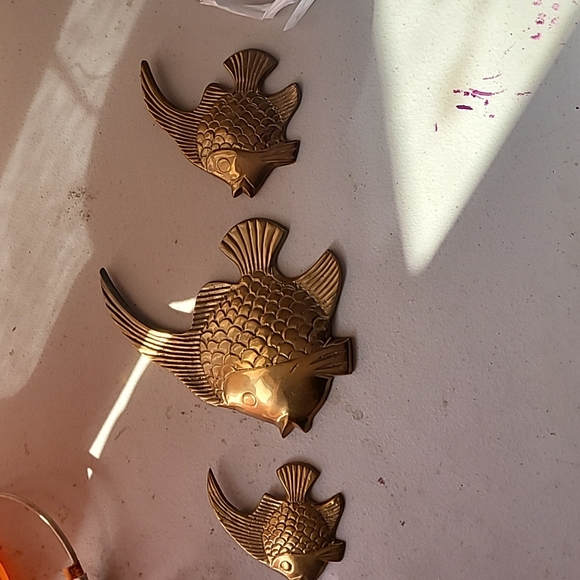 Hand Crafted | Other | Brass Fish Wall Art | Poshmark